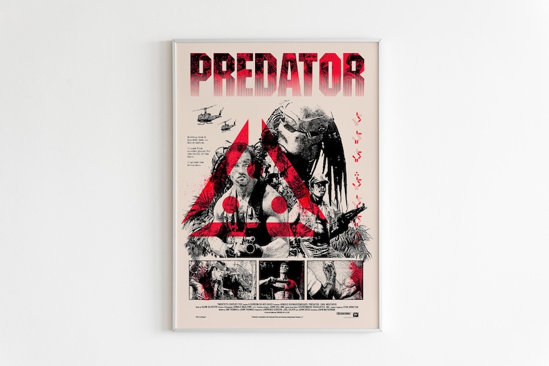 Predator Movie Poster: Minimalist Wall Art Print - Etsy