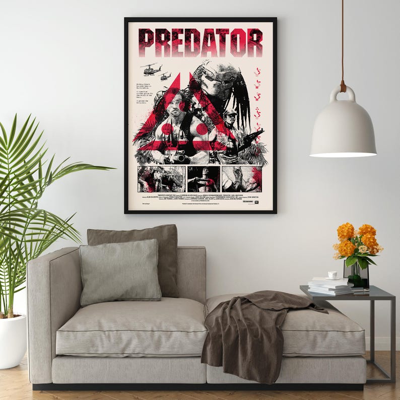 Predator Movie Poster: Minimalist Wall Art Print - Etsy