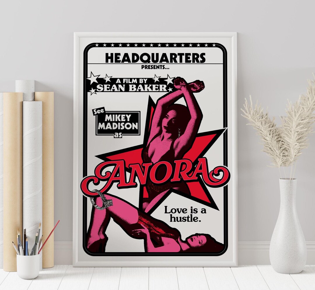 Anora Poster - Anora - Sean Baker - Custom Poster - Minimalist Movie Poster - Vintage Movie ...