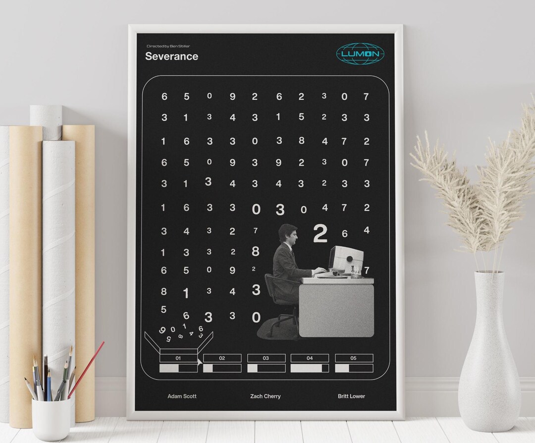 Severance Poster - Severance - Custom Poster - Minimalist Tv Series ...