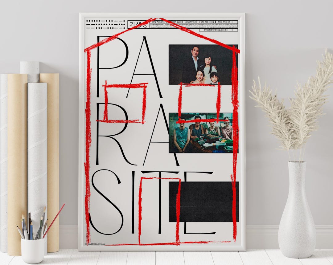 Parasite Movie Poster – Minimalist Wall Art Print - Etsy