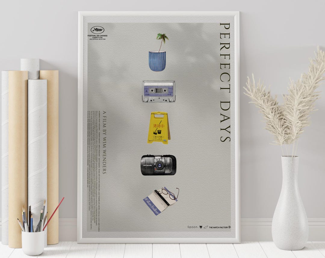 Perfect Days Poster - Wim Wenders - Custom Poster - Minimalist Movie ...