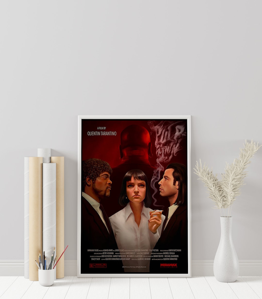 Pulp Fiction Poster: Quentin Tarantino Movie Art Print - Etsy