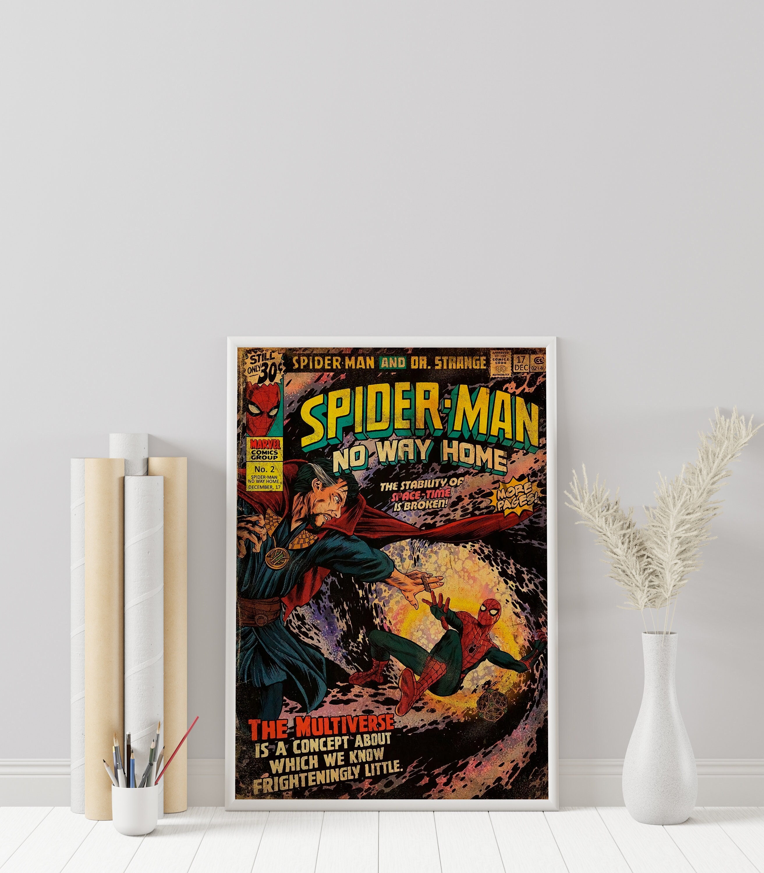 Spiderman Poster Spiderman Marvel Print Custom Poster - Etsy