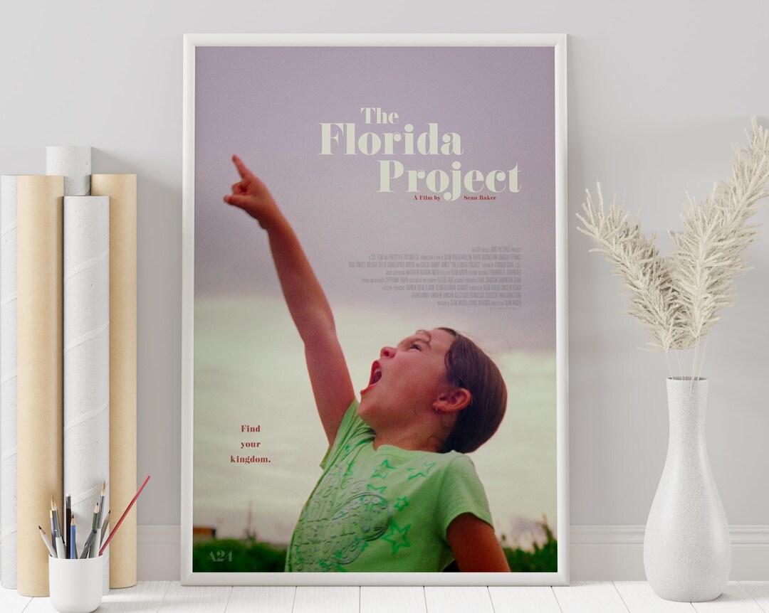 The Florida Project Poster - Sean Baker - Custom Poster - Minimalist ...