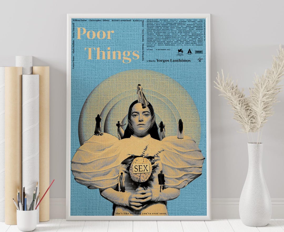 Poor Things Movie Poster: Yorgos Lanthimos Film, Minimalist Wall Art - Etsy