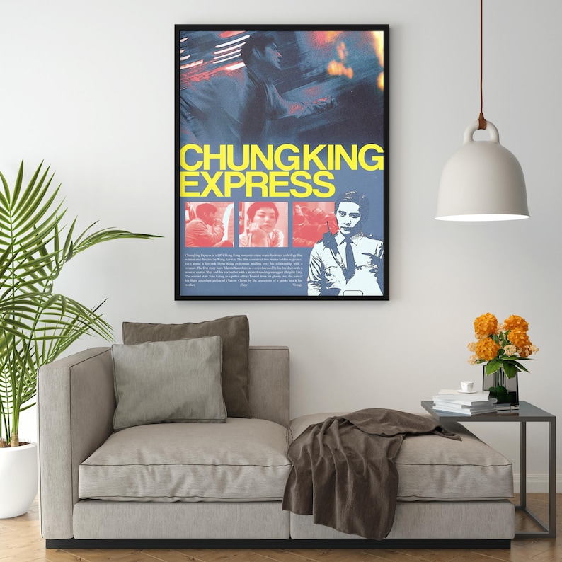 Chungking Express Poster: Wong Kar-wai, Minimalist Movie Wall Art - Etsy