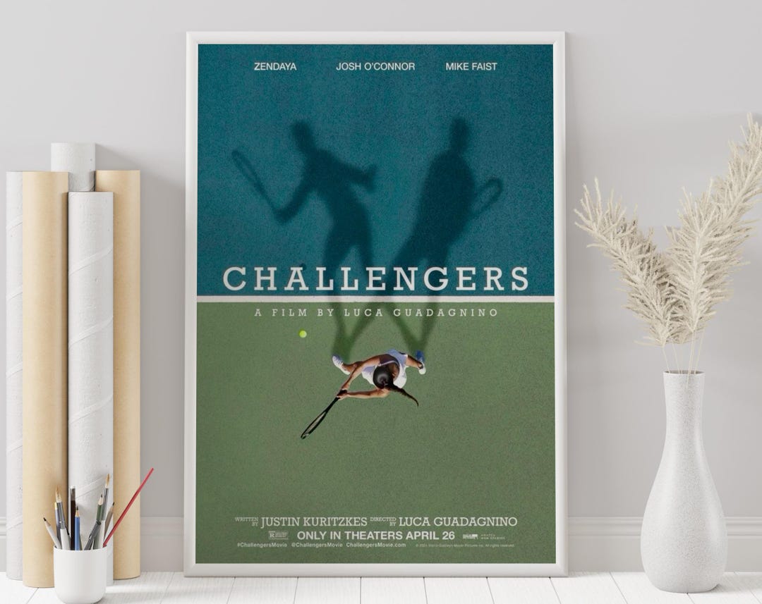 Challengers Poster - Luca Guadagnino - Custom Poster - Minimalist Movie ...