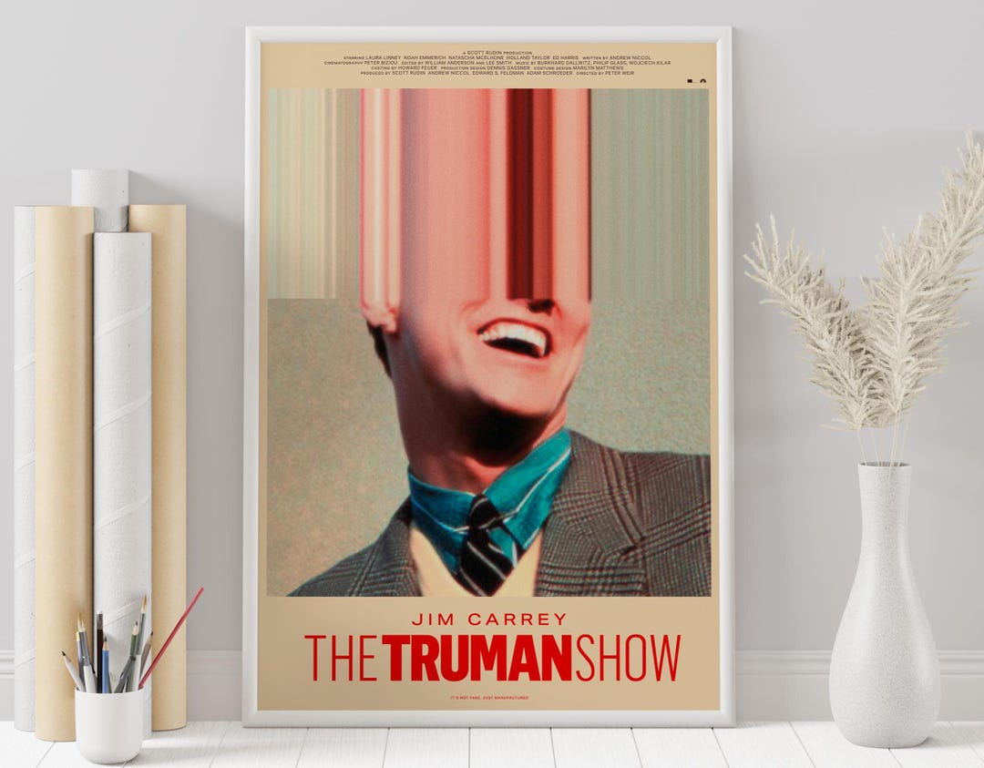 The Truman Show Movie Poster: Minimalist Wall Art Print - Etsy