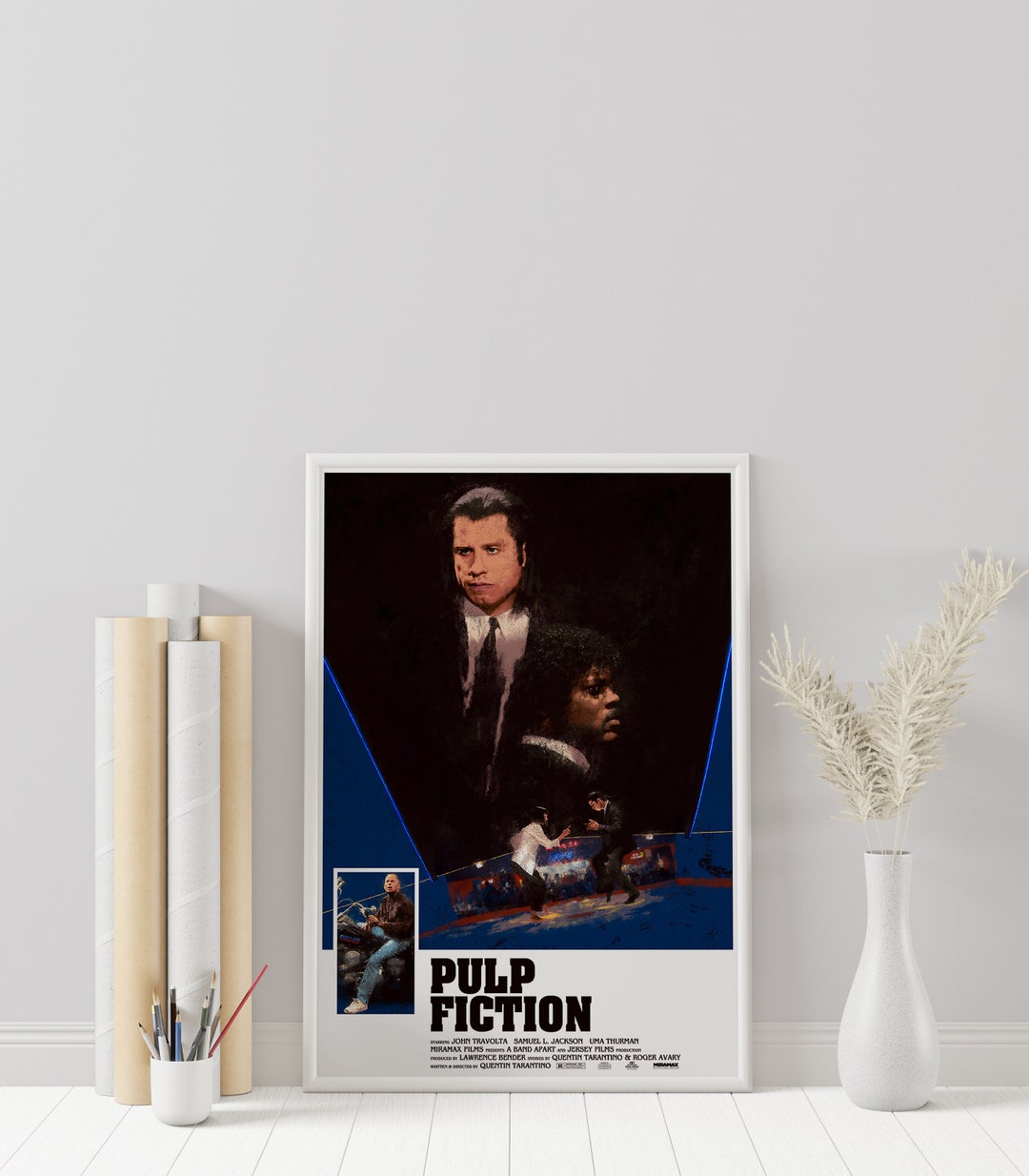 Pulp Fiction Poster - Quentin Tarantino - Minimalist Movie Poster ...