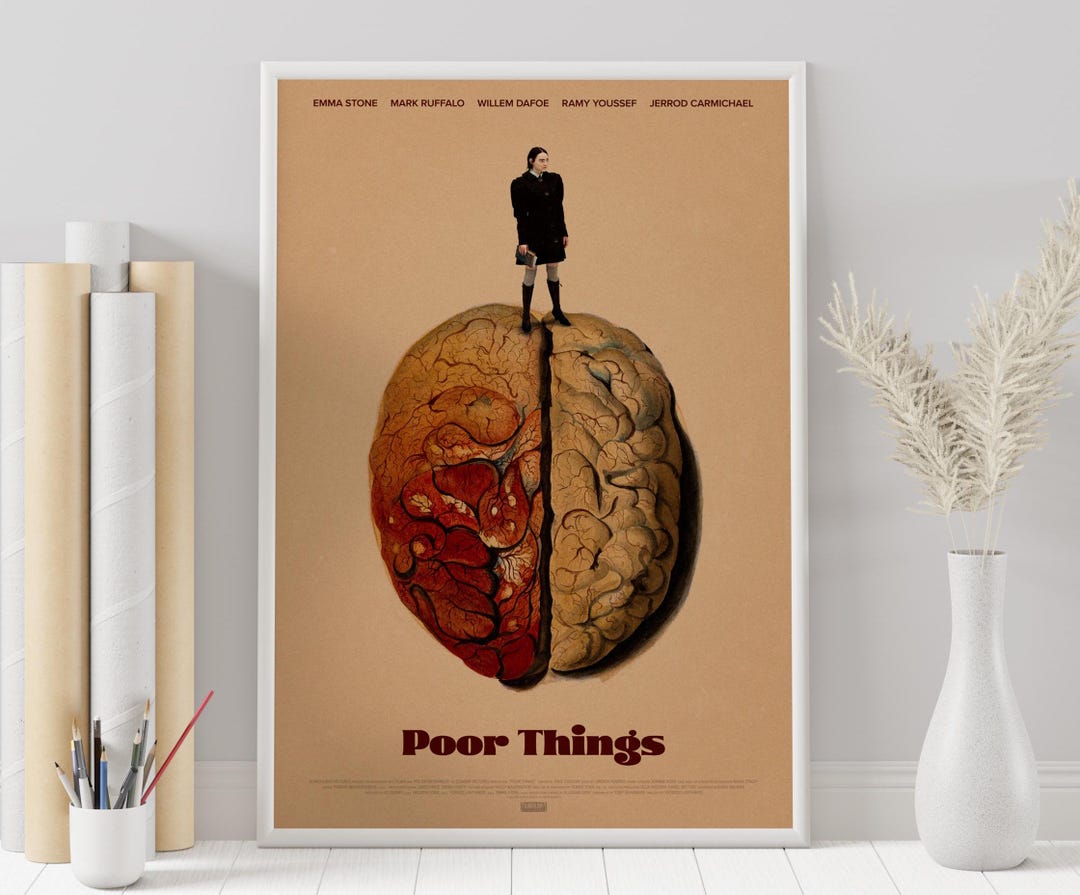 Poor Things Poster - Yorgos Lantimos - Custom Poster - Minimalist Movie ...