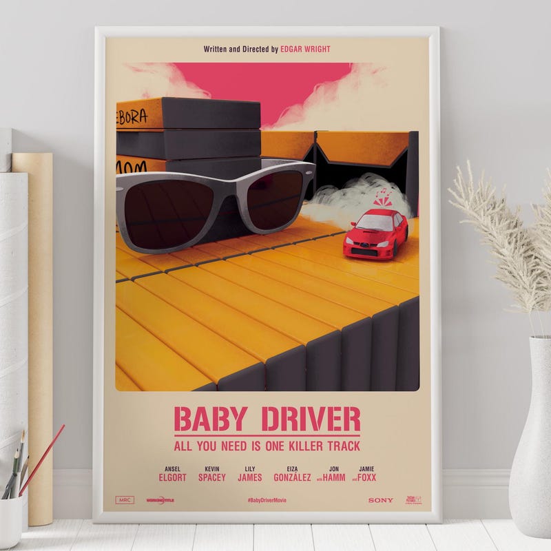 Baby Driver Poster - Etsy