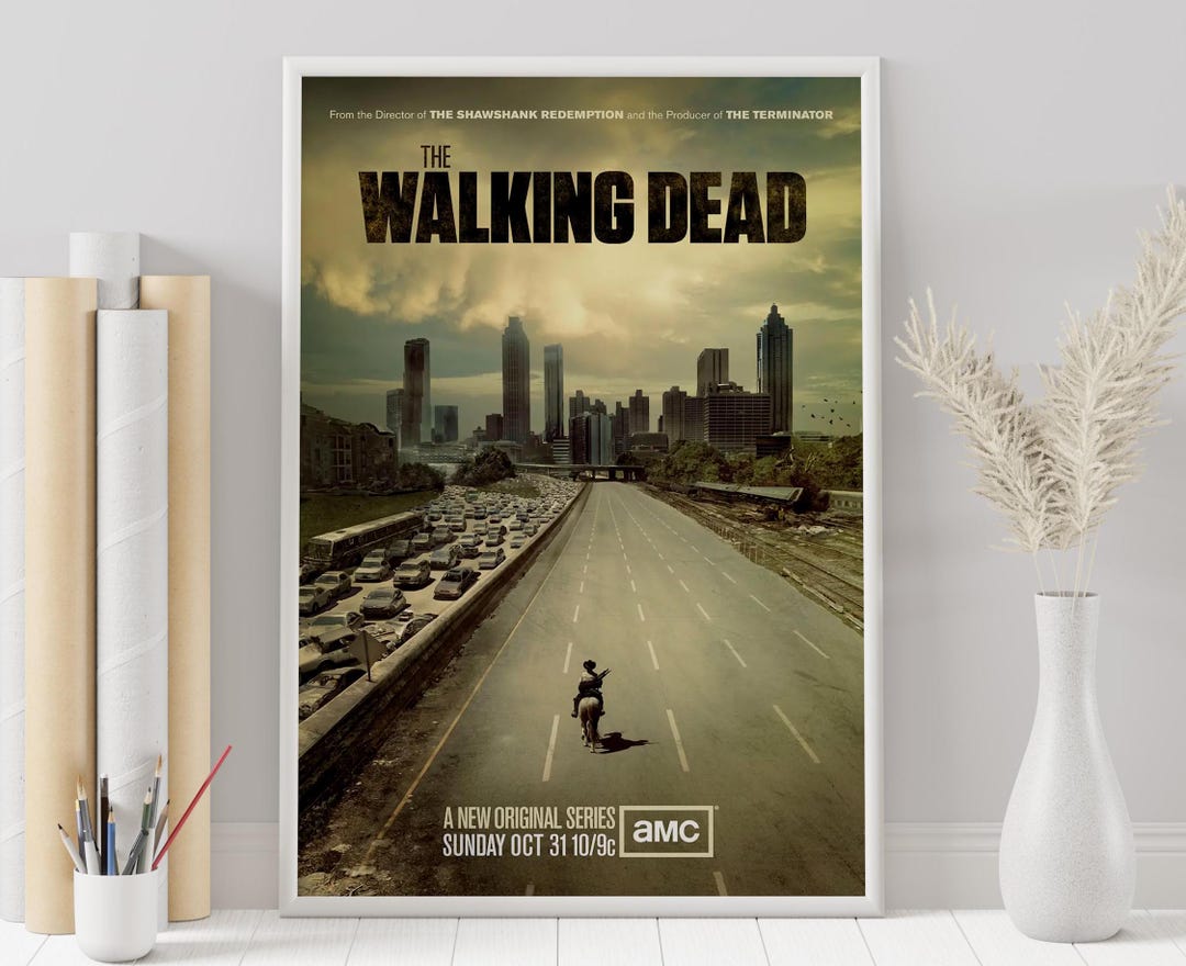 The Walking Dead Poster - Custom Poster - Minimalist Tv Series Poster ...
