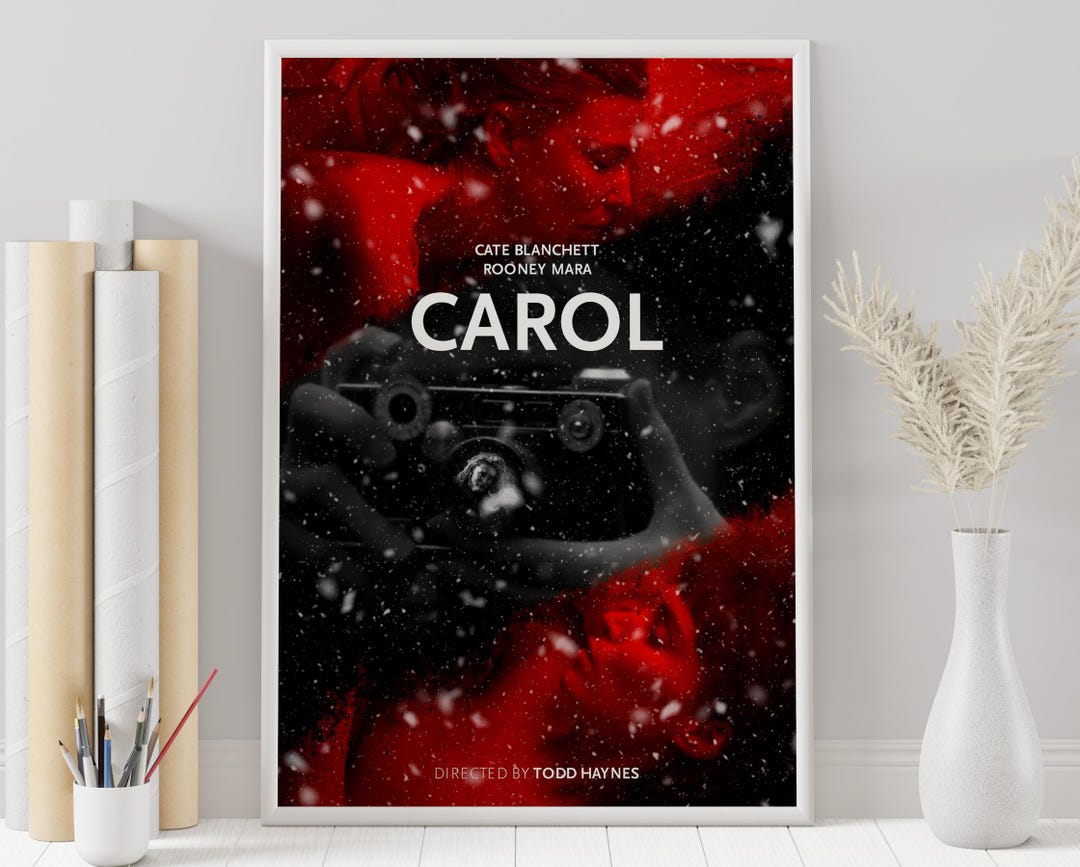 Carol Movie Poster: Minimalist Vintage Art Print - Etsy