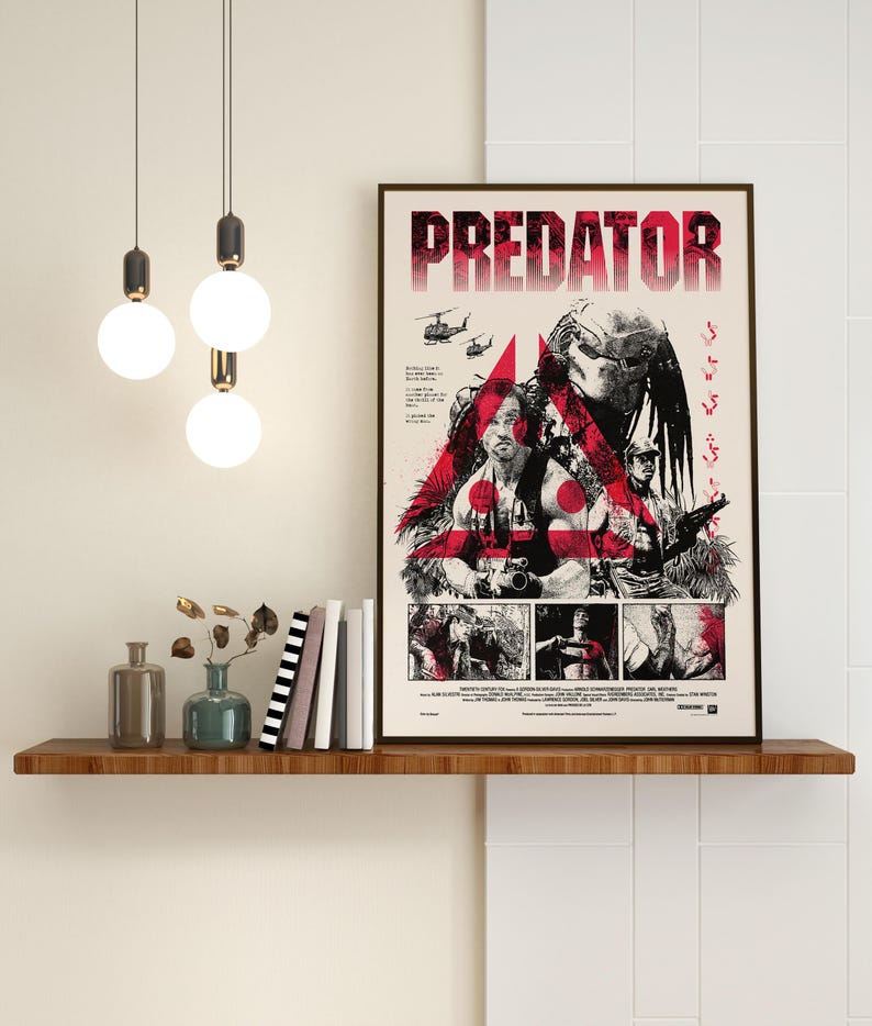 Predator Movie Poster: Minimalist Wall Art Print - Etsy