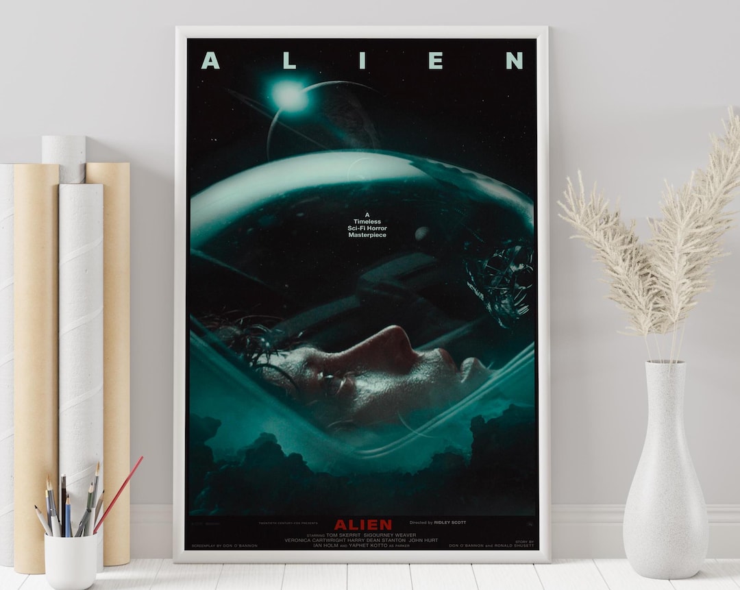 Alien Movie Poster: Ridley Scott Film, Minimalist Art Print - Etsy
