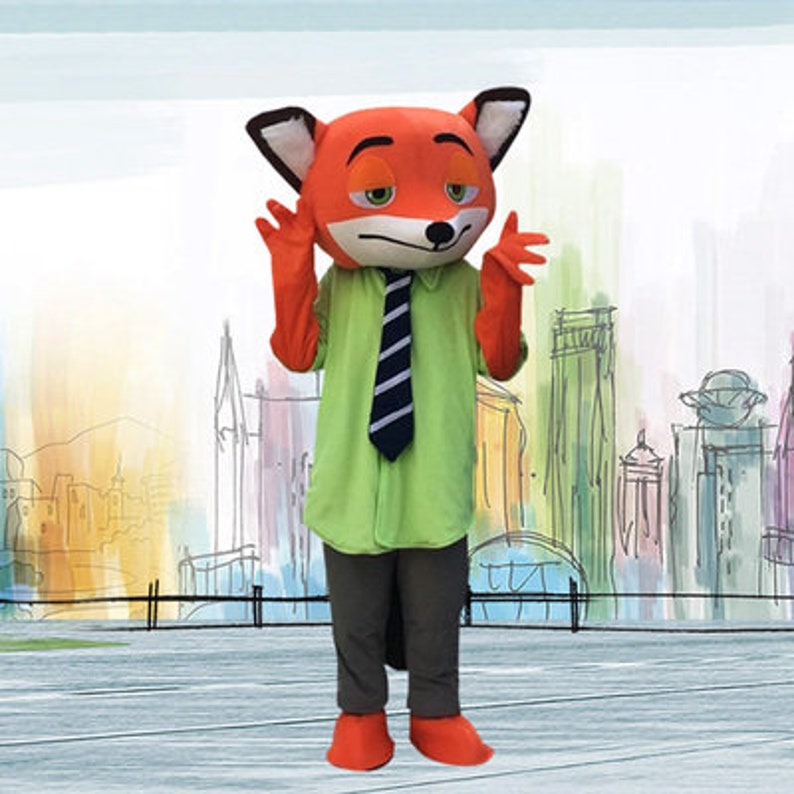Zootopia Mascot Costume Holiday Christmas - Etsy