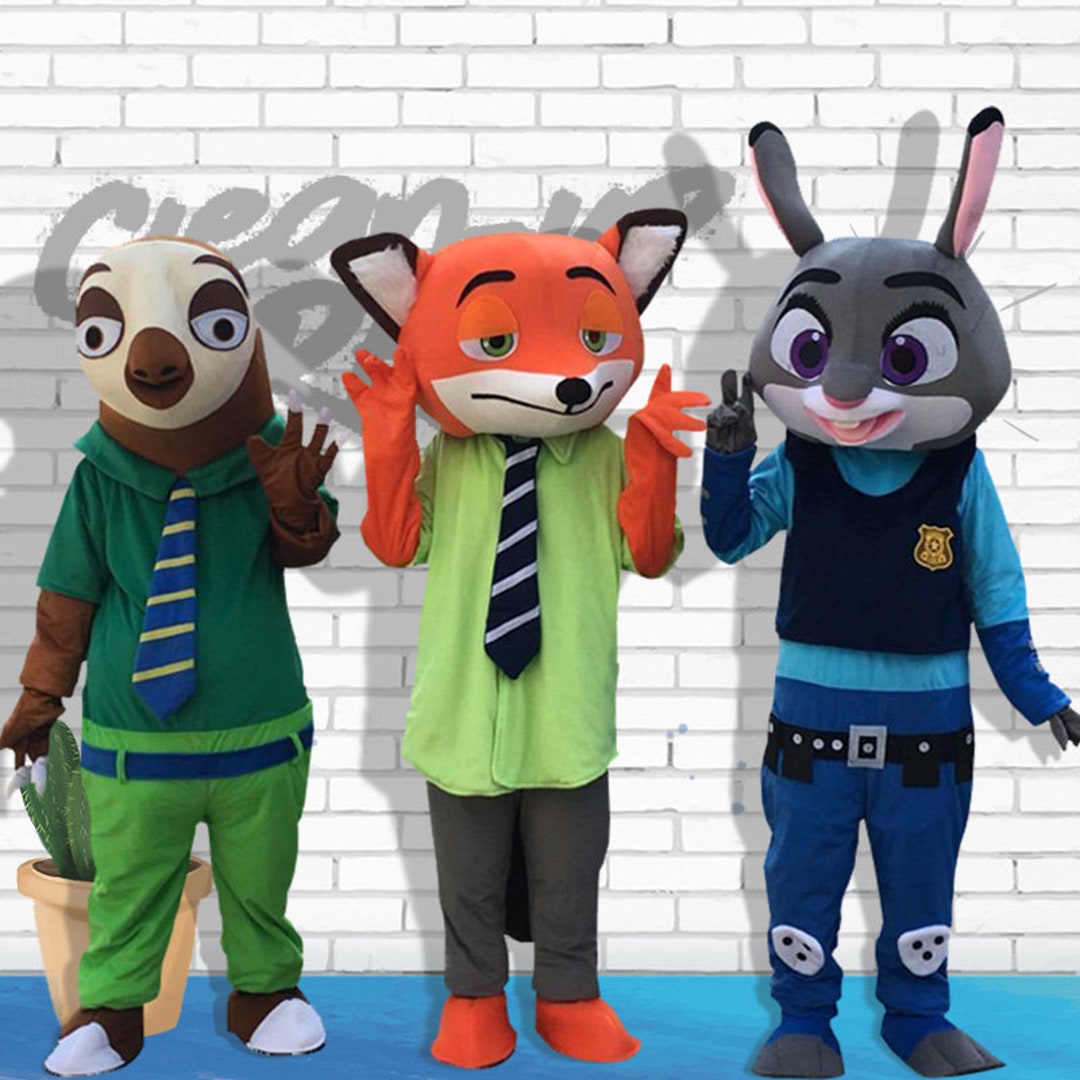 Zootopia Mascot Costume Holiday Christmas - Etsy