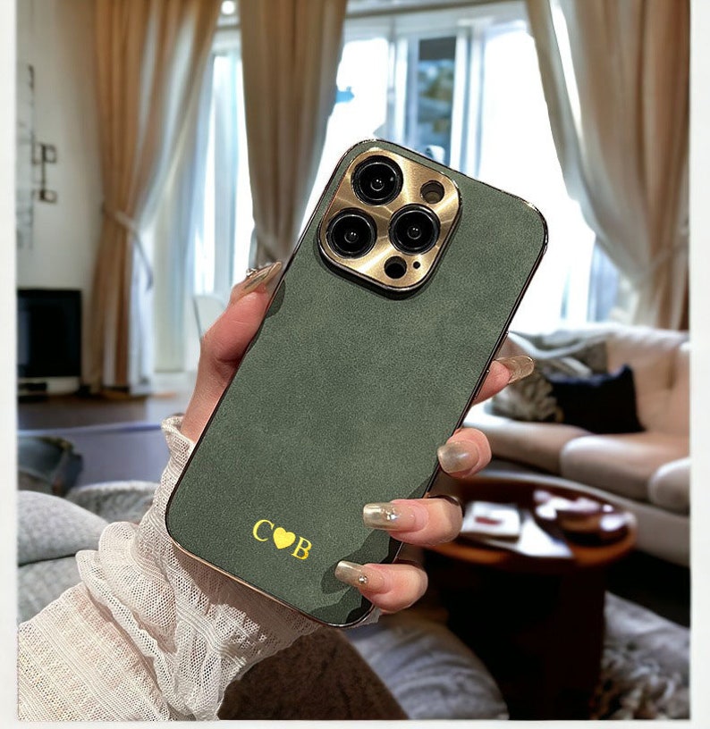 Custom Monogram Initial iPhone 15, 14, 13, 12, 11, Plus, Personalized ...