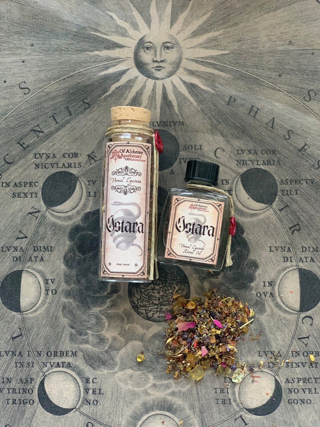 Ostara Blessing Set - Handcrafted Oil Incense for Renewal, Awakening ...
