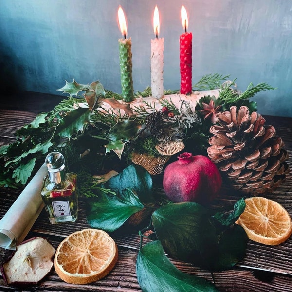 Yule Log Ritual Set - Etsy