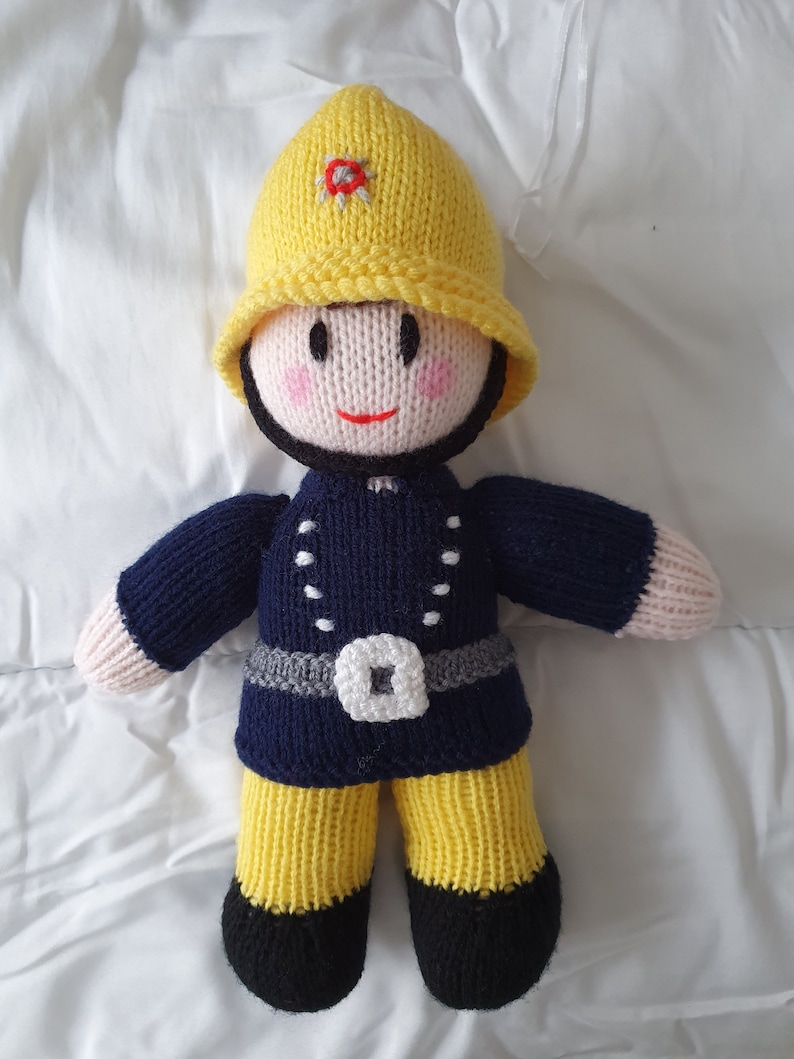 Fireman Doll - Etsy