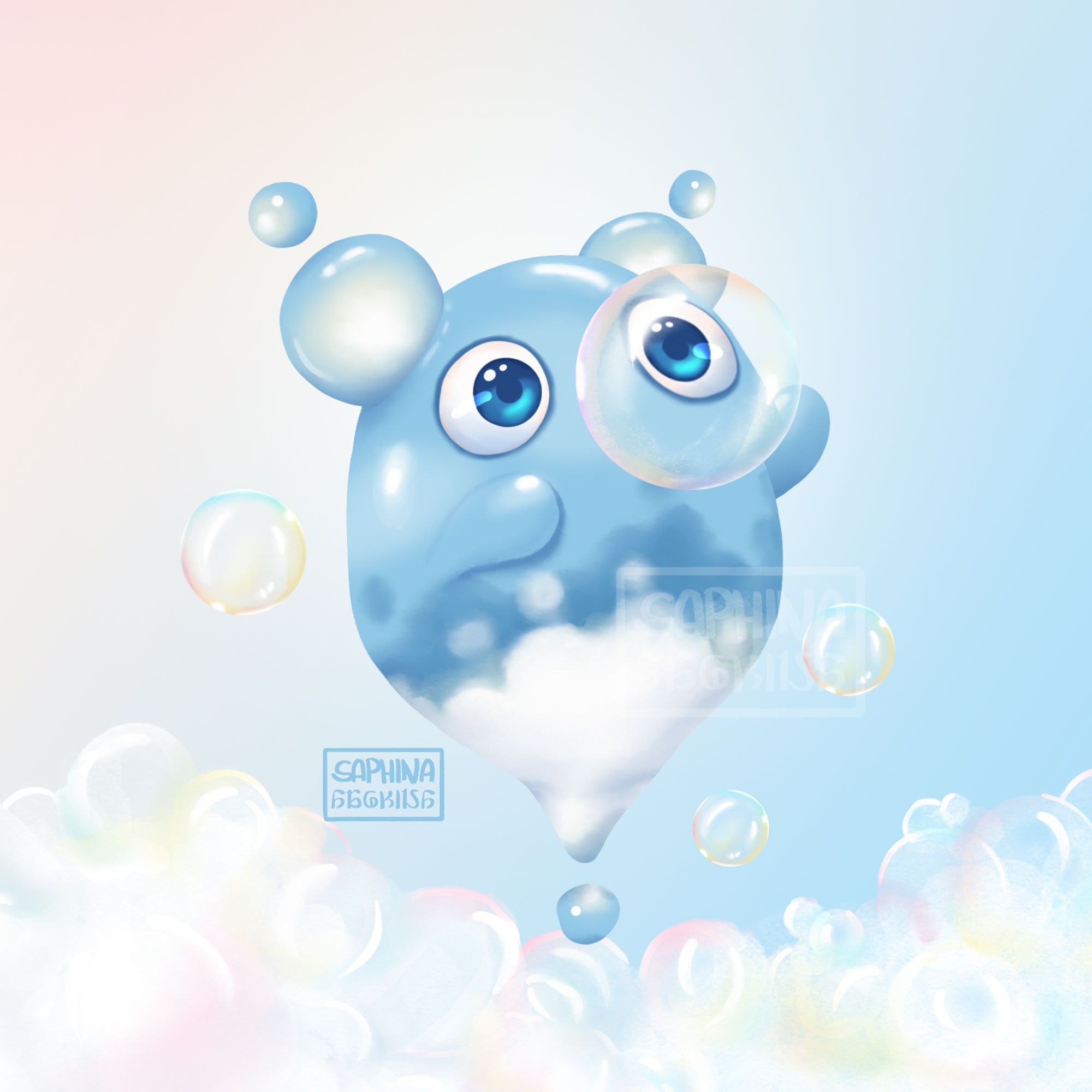 FFXIV Drippy Bubbles Phone and Desktop Wallpaper | Phone Background ...