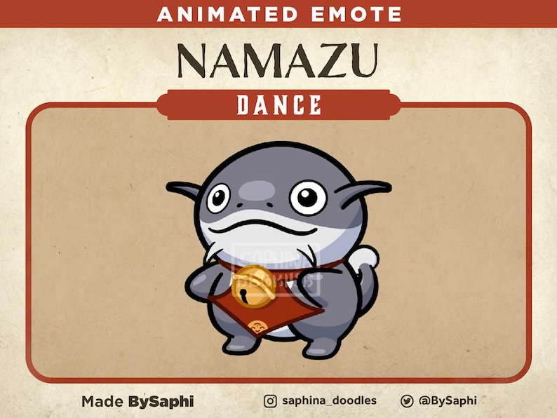 FFXIV Namazu Dance Animated Emote | Twitch, Discord, Etc. - Etsy