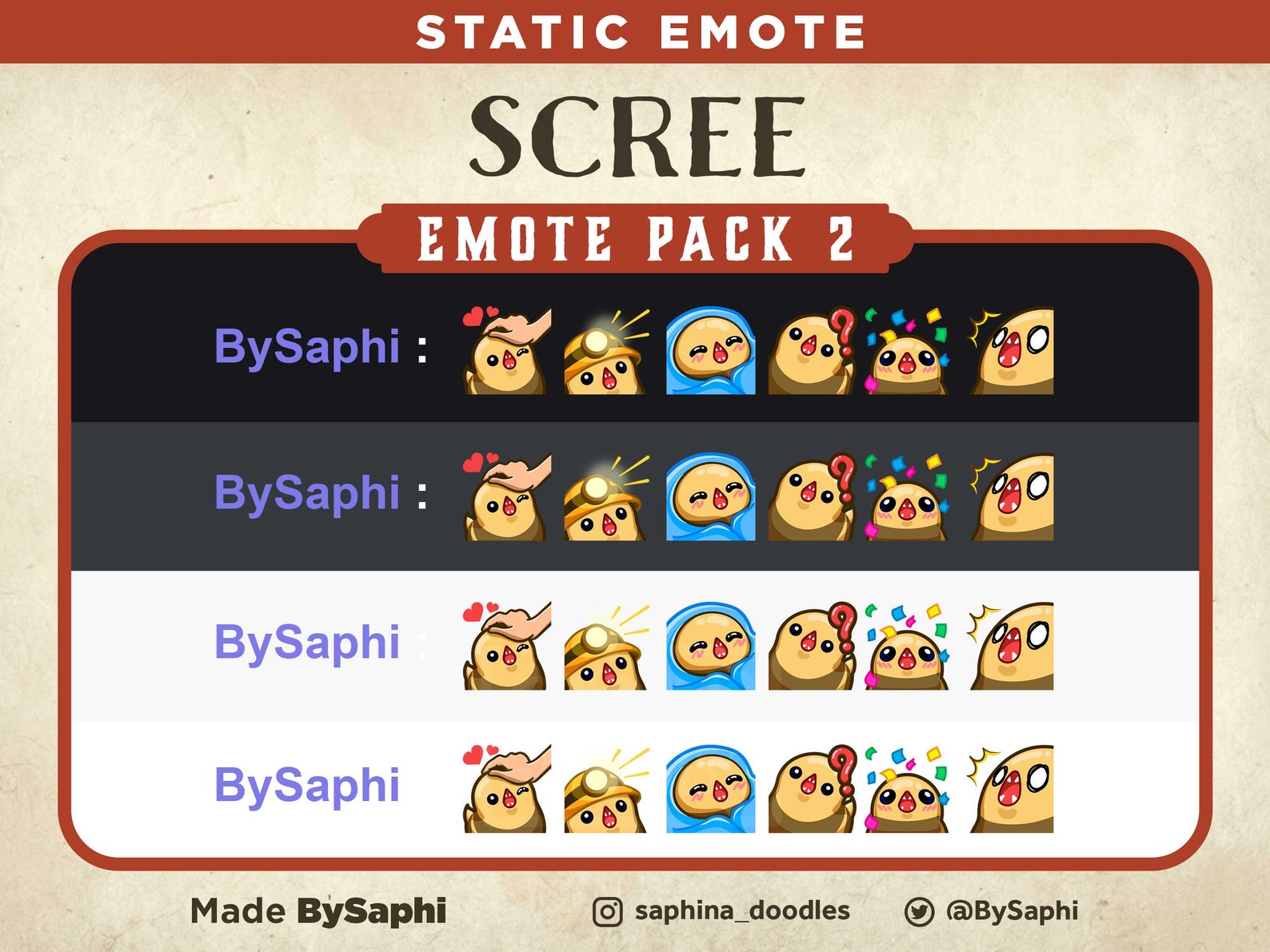 FFXIV Scree Serpent of Ronka Emote Pack 2 | Twitch, Discord, Etc. - Etsy