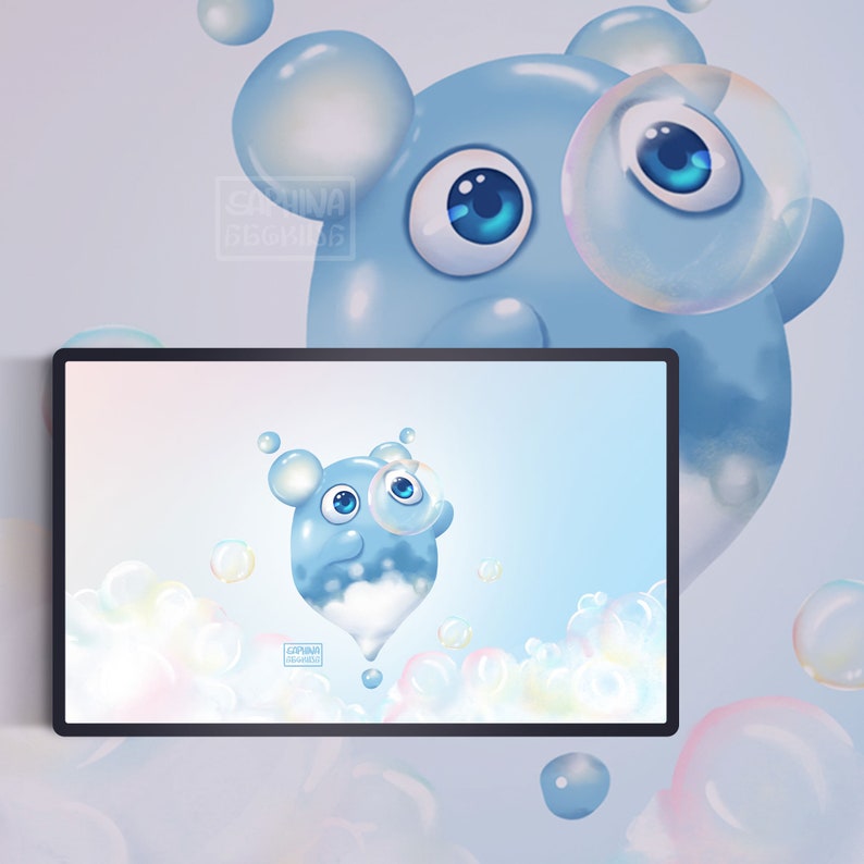 FFXIV Drippy Bubbles Phone and Desktop Wallpaper | Phone Background ...