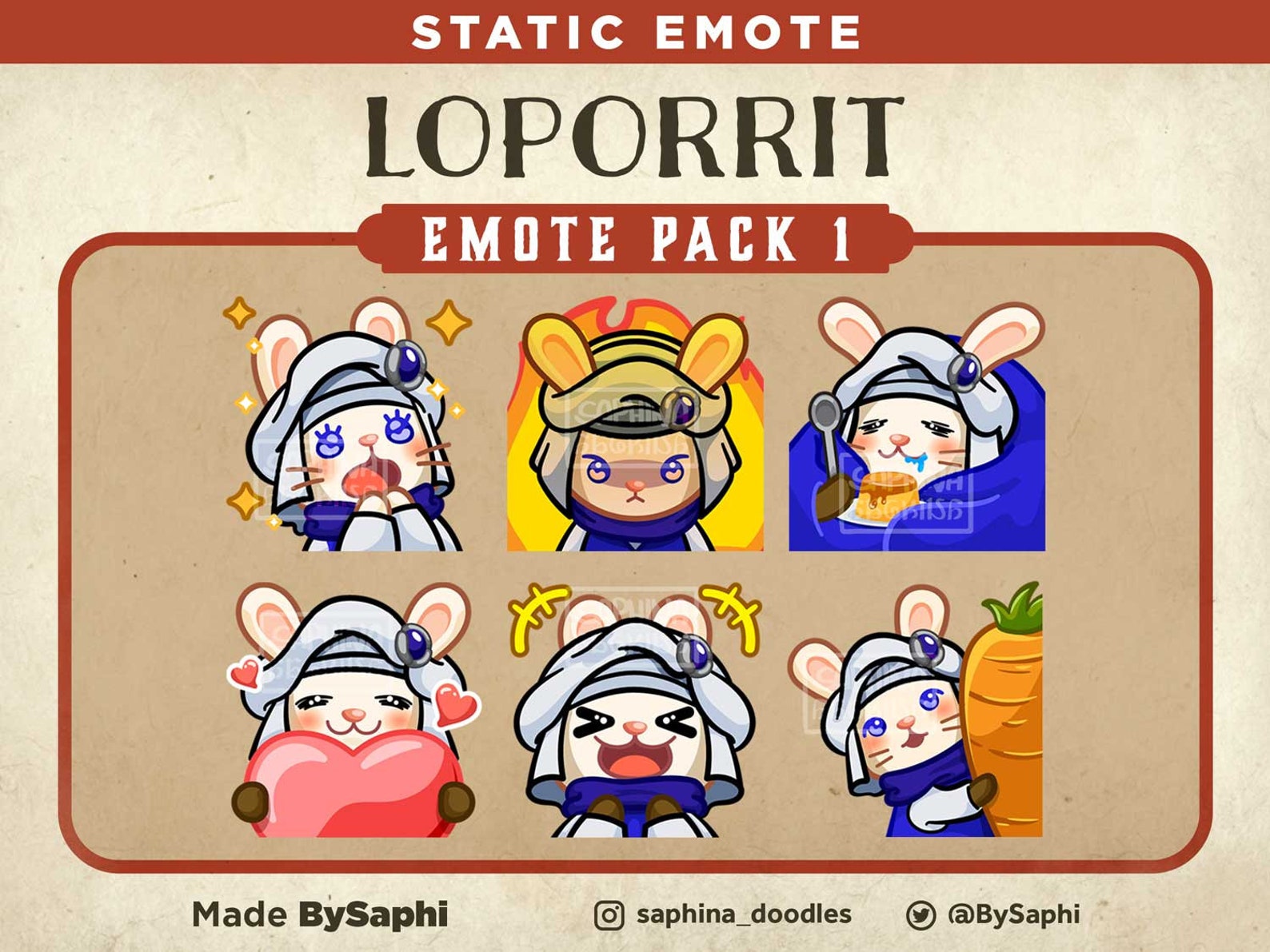 FFXIV Loporrit Emote Pack 1 | Twitch, Discord, Etc. - Etsy