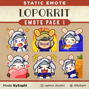 FFXIV Loporrit Emote Pack 1 | Twitch, Discord, Etc. - Etsy