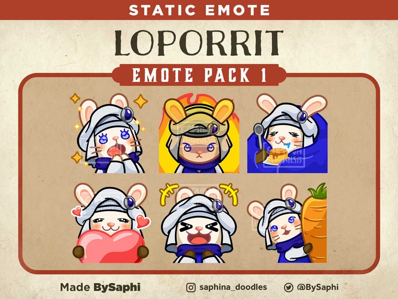 FFXIV Loporrit Emote Pack 1 | Twitch, Discord, Etc. - Etsy
