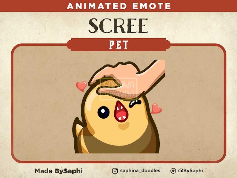 FFXIV Scree Pet Animated Emote | Twitch, Discord, Etc. - Etsy