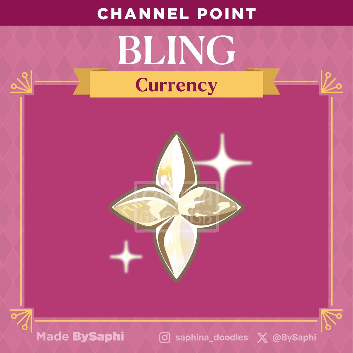 Infinity Nikki Bling Twitch Channel Point - Etsy