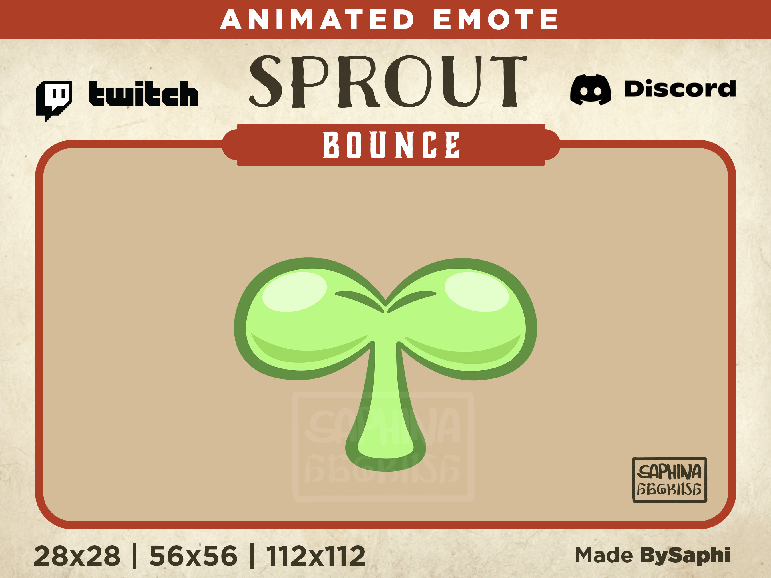 FFXIV Sprout Bounce Emote | Discord, Twitch, Etc. - Etsy