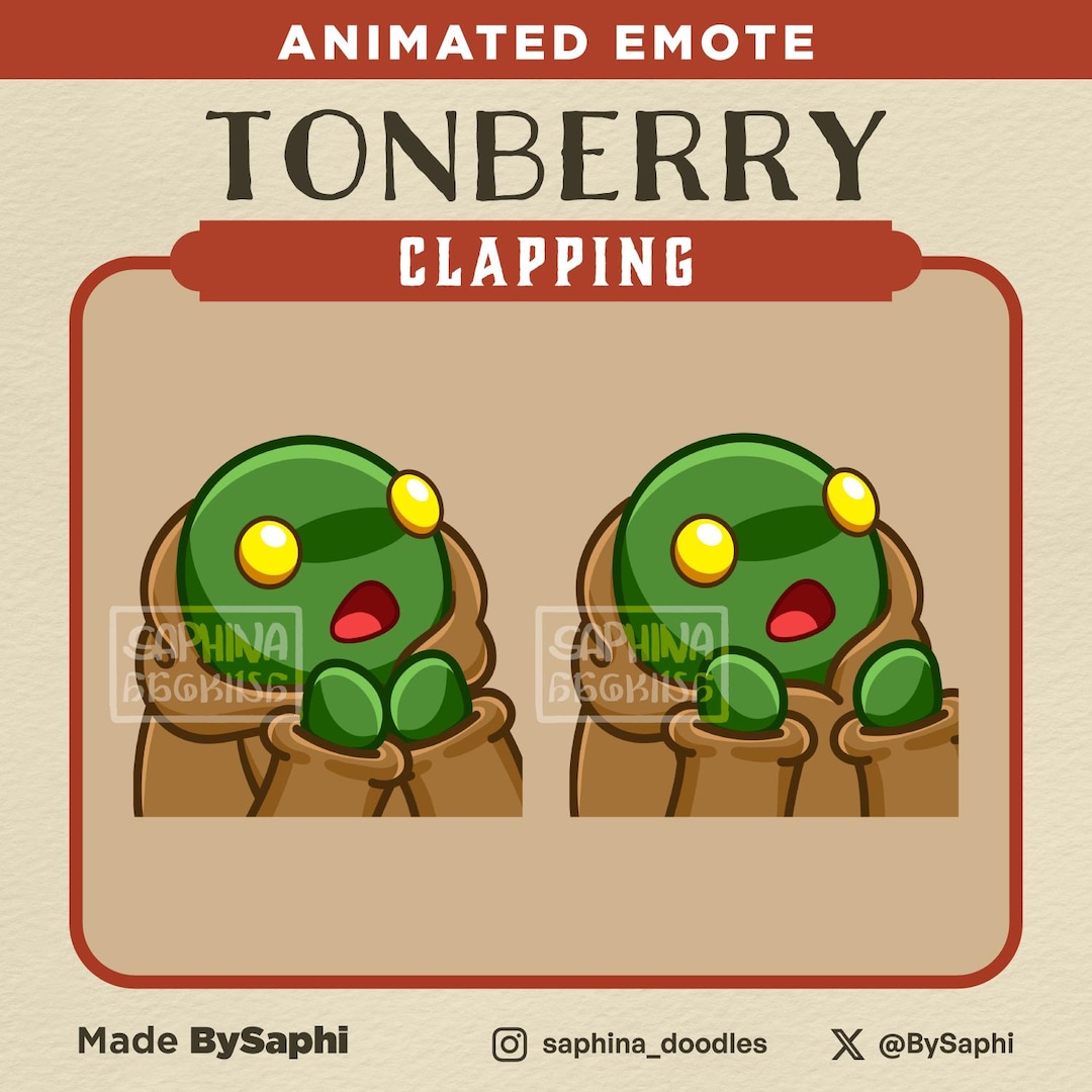 Final Fantasy Tonberry Clapping Animated Emote | Discord, Twitch, Etc ...