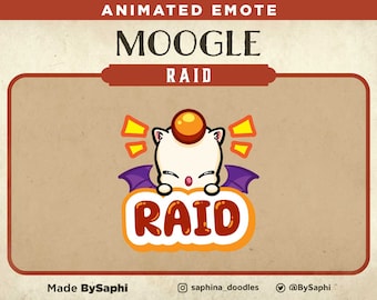 Moogle "wave" Emote - FINAL FANTASY - Etsy