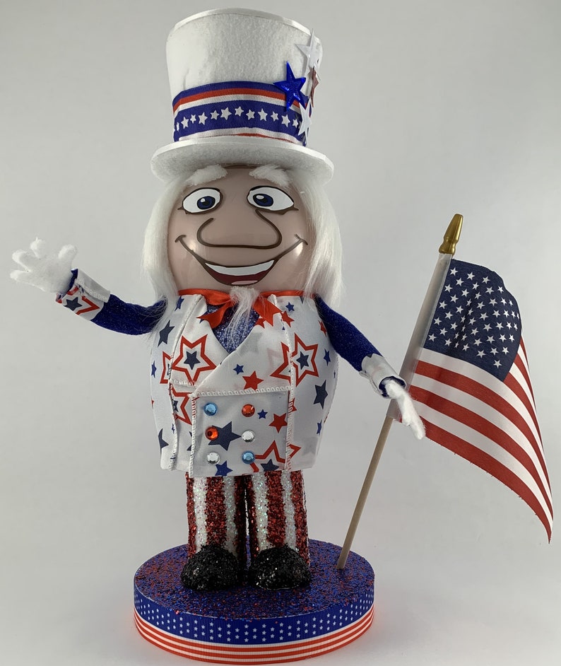 Uncle Sam Glass Figurine: Show Your American Spirit This Fourth of July ...