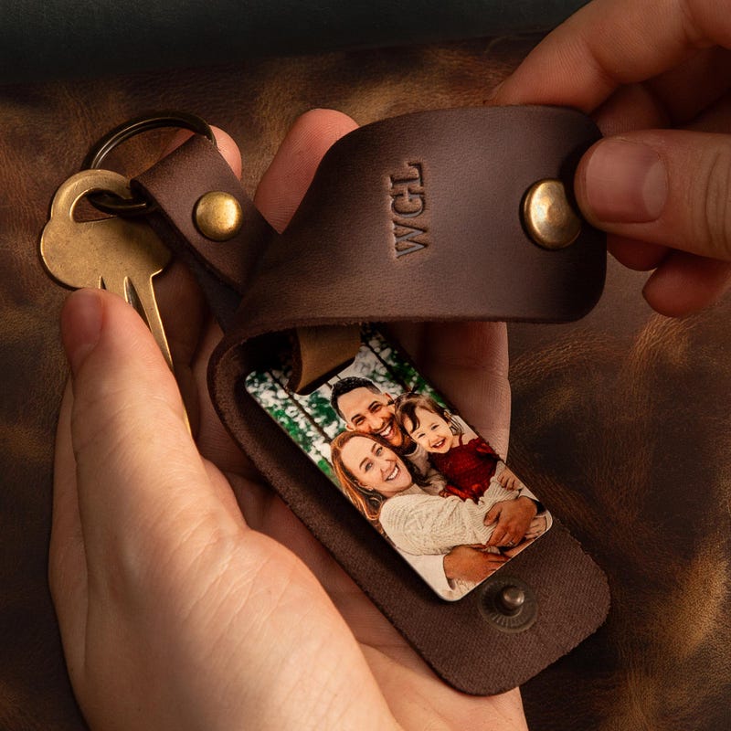 Photo Keychain for Purse - Etsy