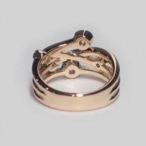 Moissanite Boodles Style Ring Moissanite Bubbles Wide Stacking Ring ...