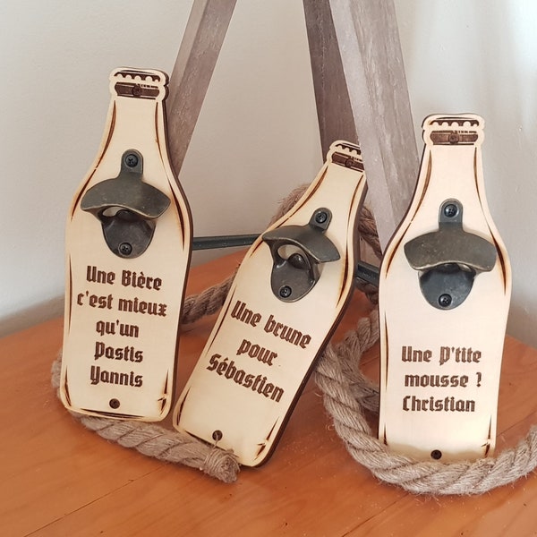 Décapsuleur mural personnalisé - Etsy France