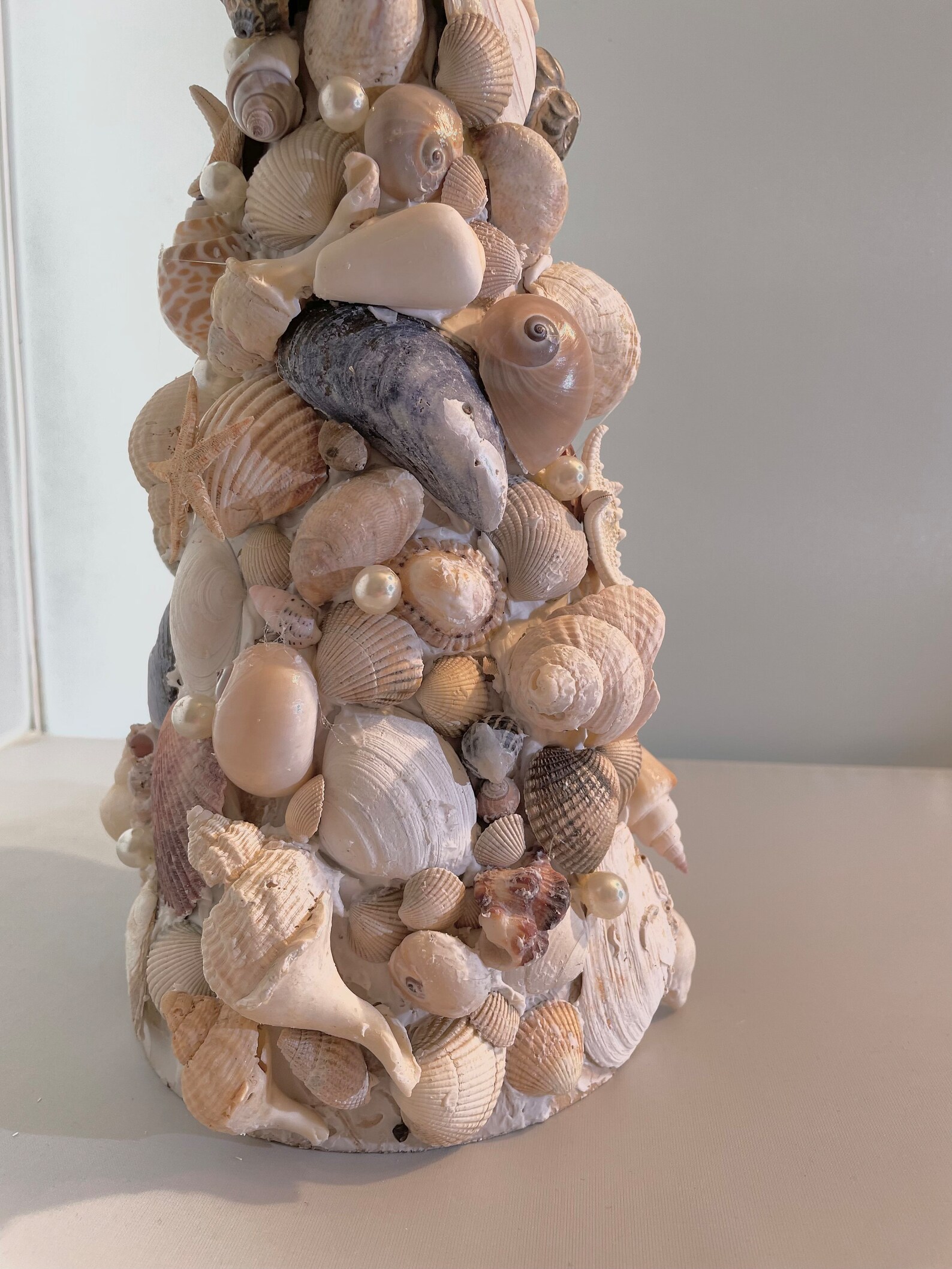 Seashells Tree / Coastal Tree / Shells Tree / Beach House Decor / Xmas ...