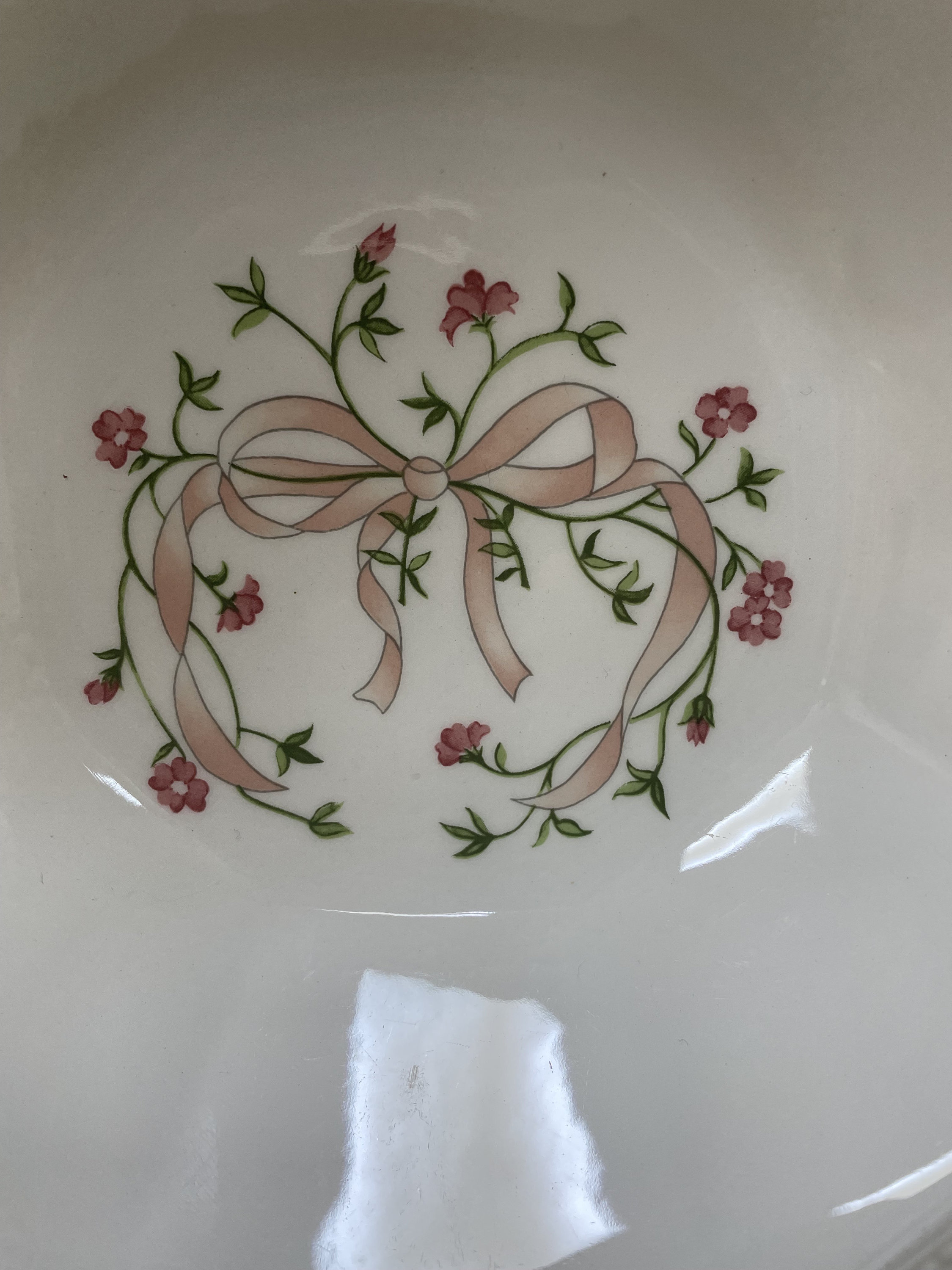 Eternal Beau Breakfast Cereal Bowls Set of 3 1980s Ribbons and Bows ...