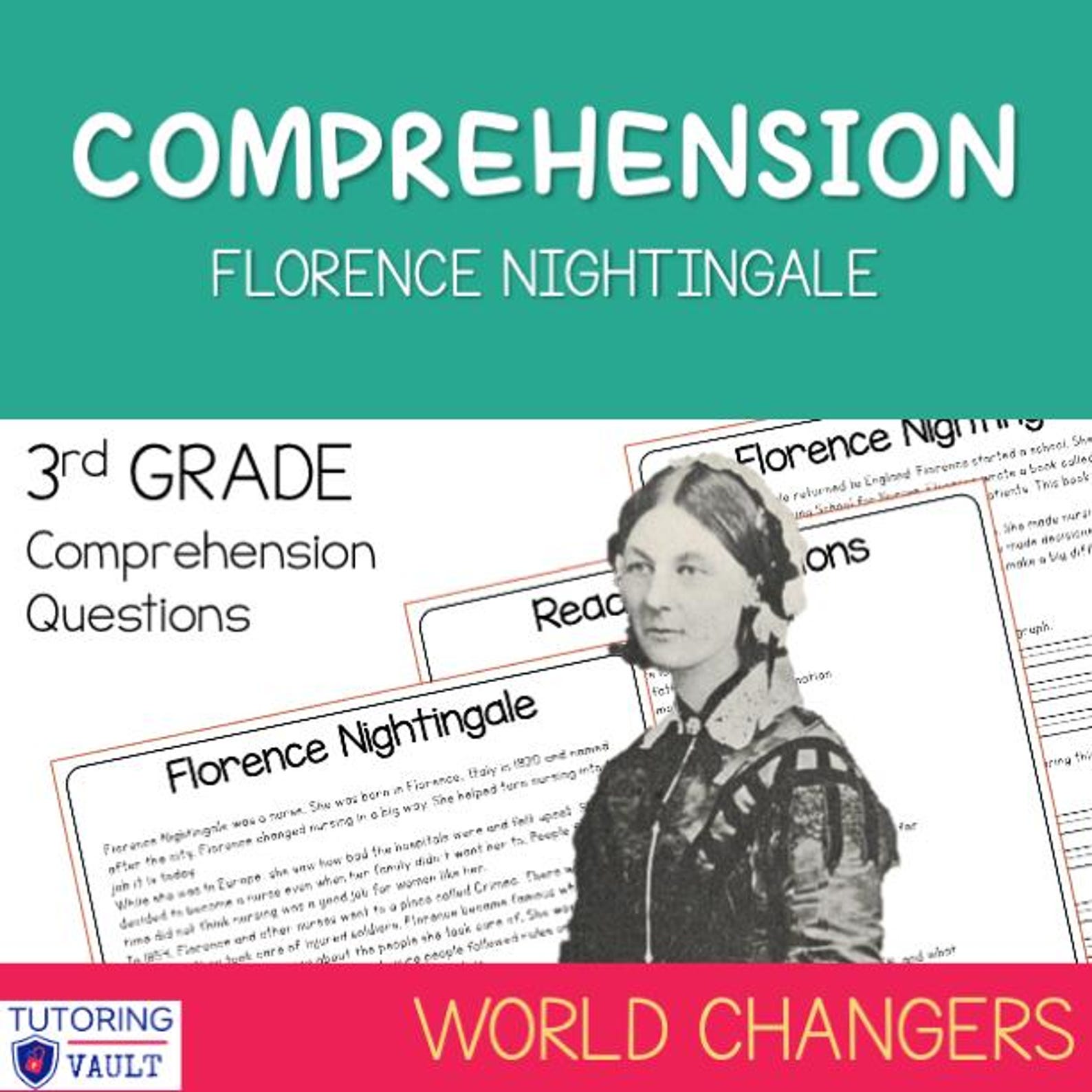 Florence Nightingale Scaffolded Reading Comprehension: Nursing Pioneer ...