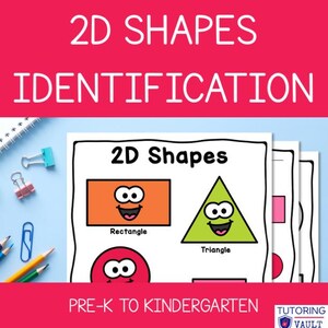 2D Shape ID Printable No-prep Worksheets - Etsy
