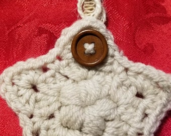 Heart Crochet Country Christmas Gift Tag/ornament - Etsy