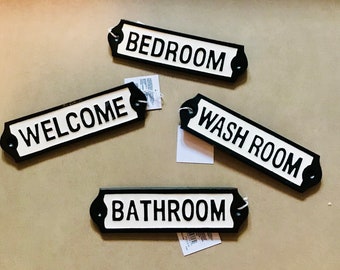 Custom Cast Iron Signs | Etsy UK