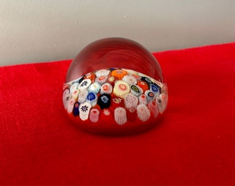 Antique Glass Paperweight | Etsy