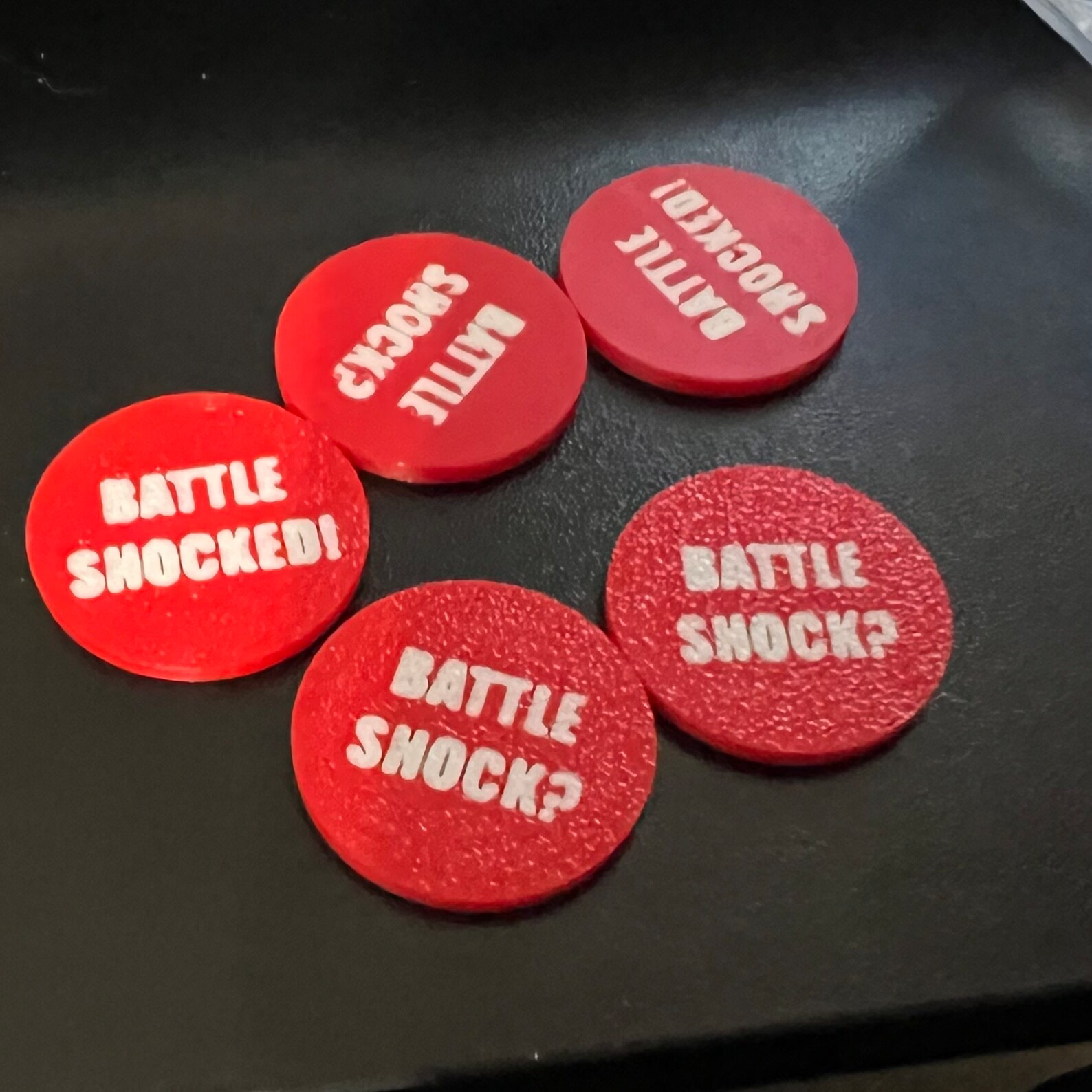 Battle Shock Tokens - 3d Printed - Etsy
